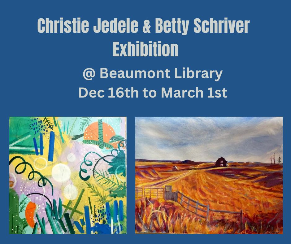 Christie Jedele & Betty Schriver Art Exhibition – Art in Beaumont